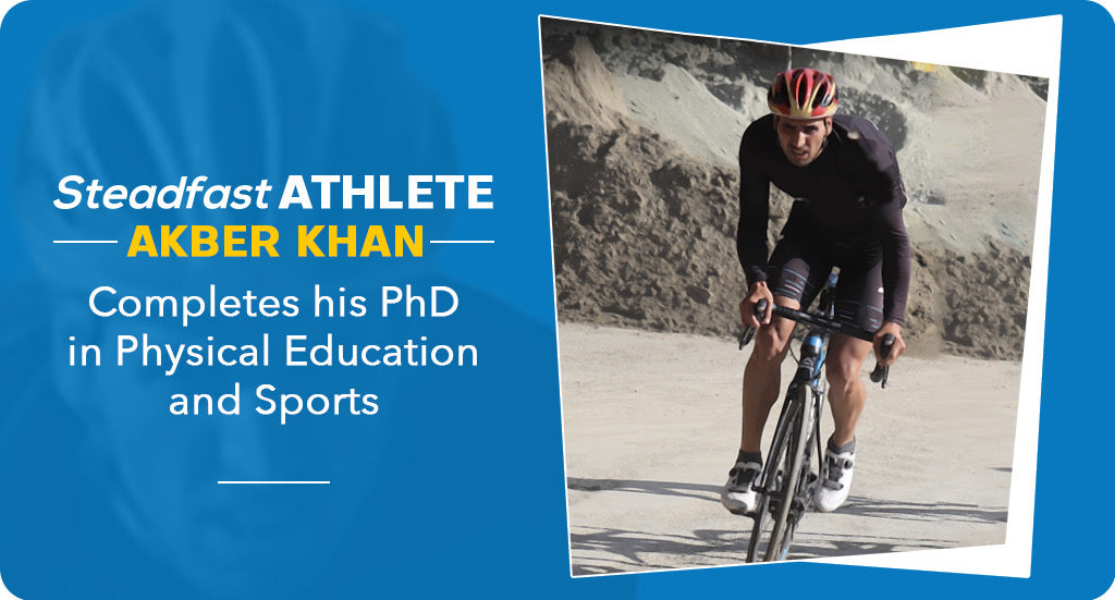 STEADFAST ATHLETE AKBER KHAN ADDS ANOTHER FEATHER TO HIS HAT, COMPLETE