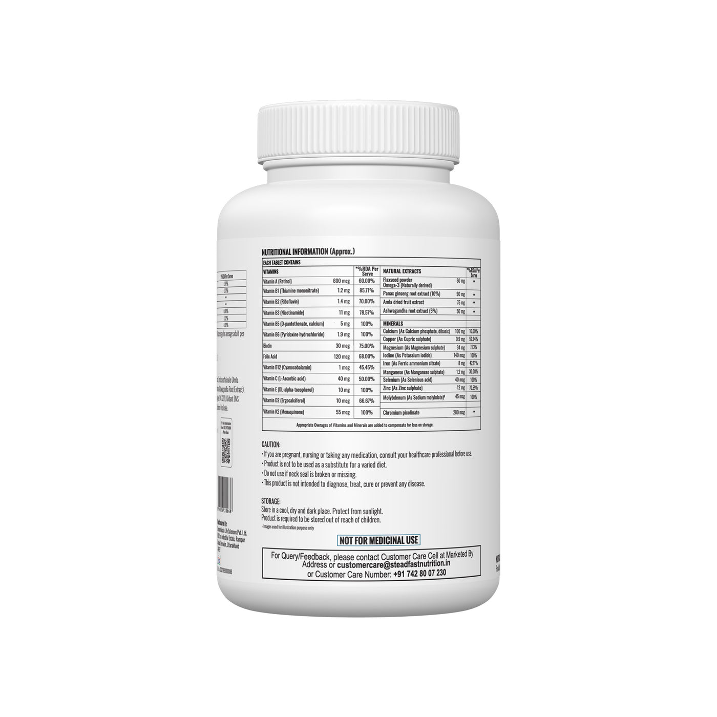 Multivitamin Tablets | Steadfast Nutrition