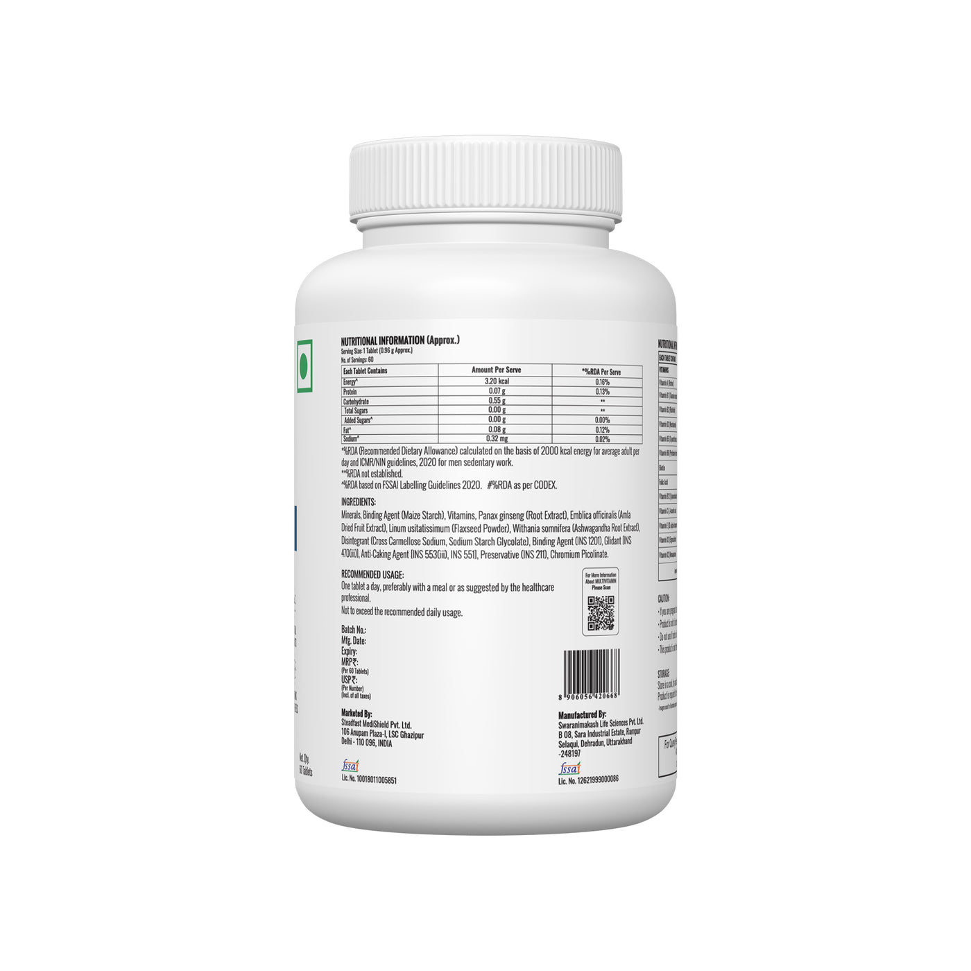 Multivitamin Tablets | Steadfast Nutrition