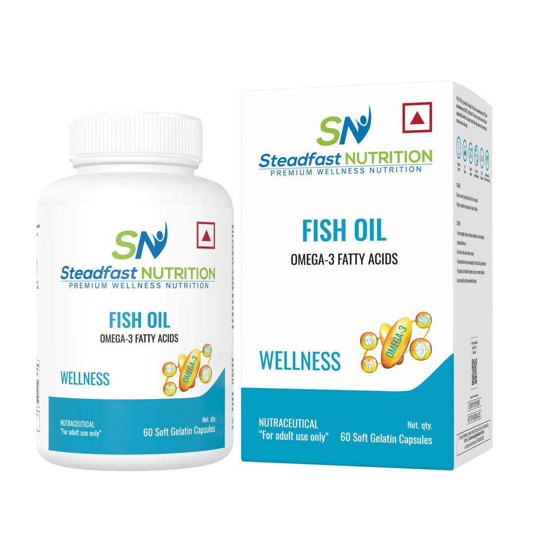 Best Fish Oil Capsules 1000 mg, 60 Capsules to Boost Heart, Brain, Bone ...