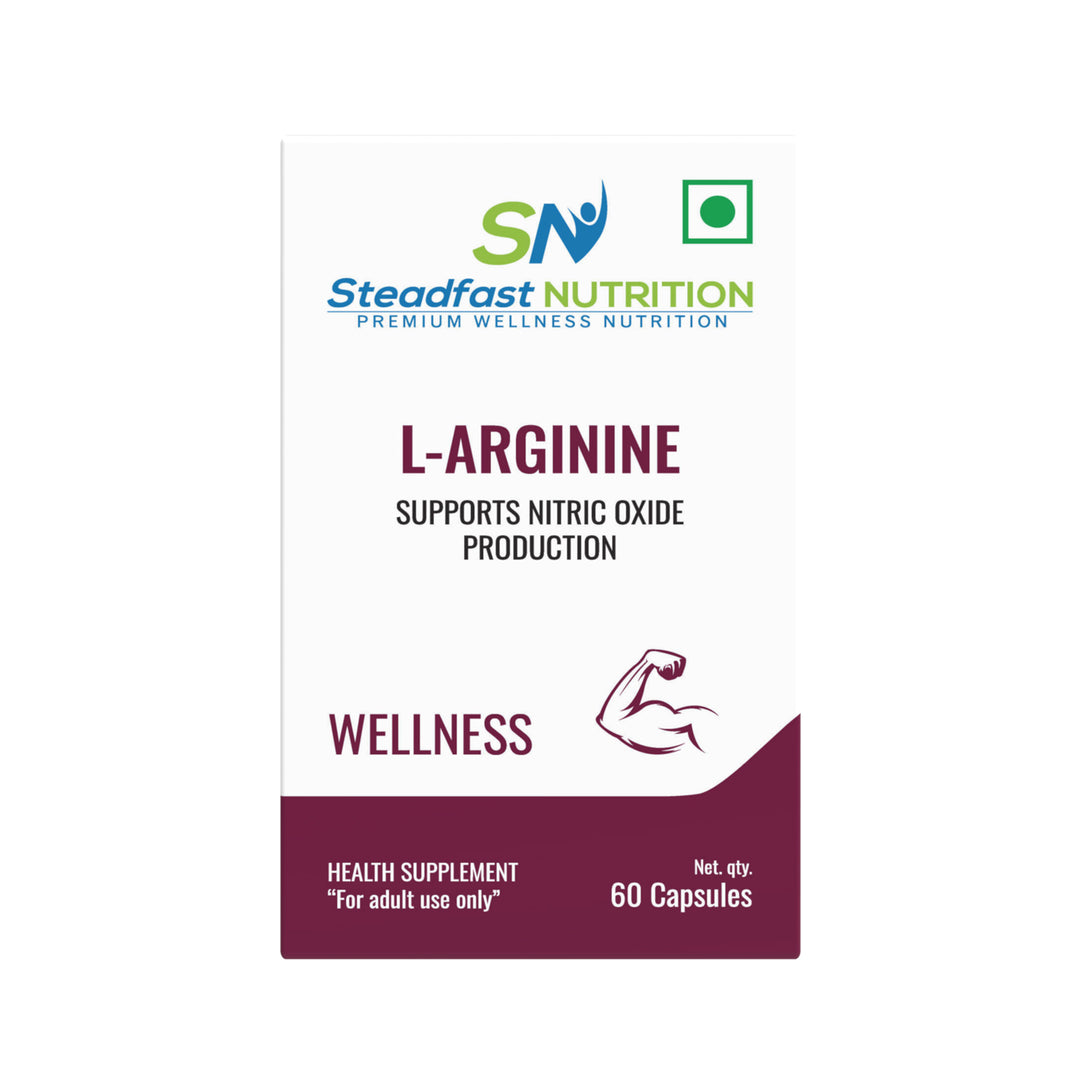 L- Arginine Supplement 500mg Online, 60 Capsules, Supports Nitric Oxide ...
