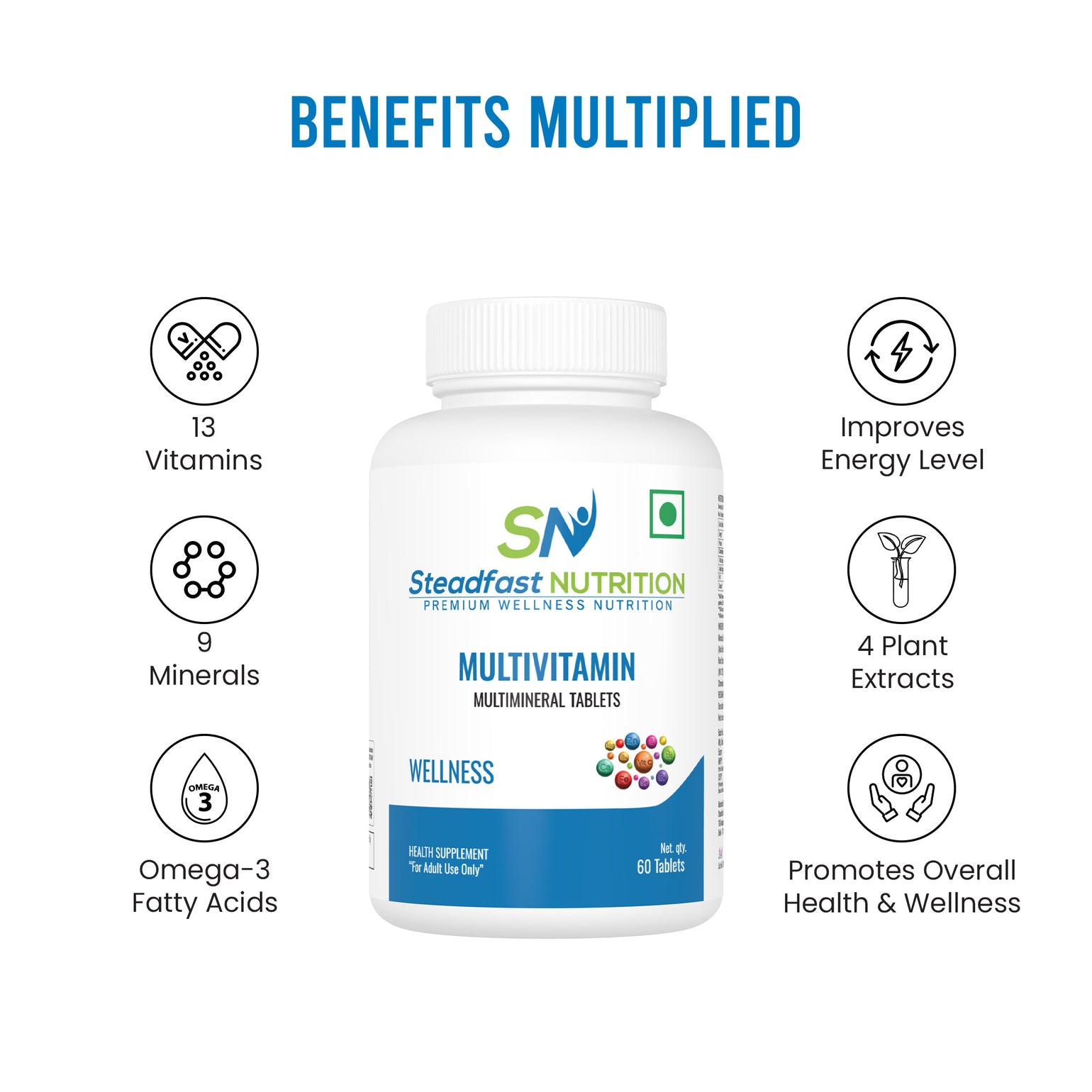 Best Multivitamin Tablet Online with 13 Vitamins and 9 Minerals ...