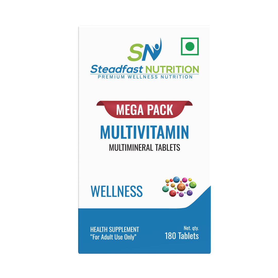 Multivitamin Mega Pack - 180 Tablets – Steadfast Nutrition