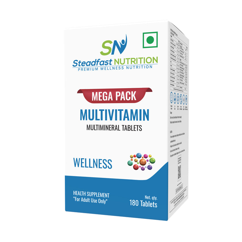 Multivitamin Mega Pack - 180 Tablets – Steadfast Nutrition
