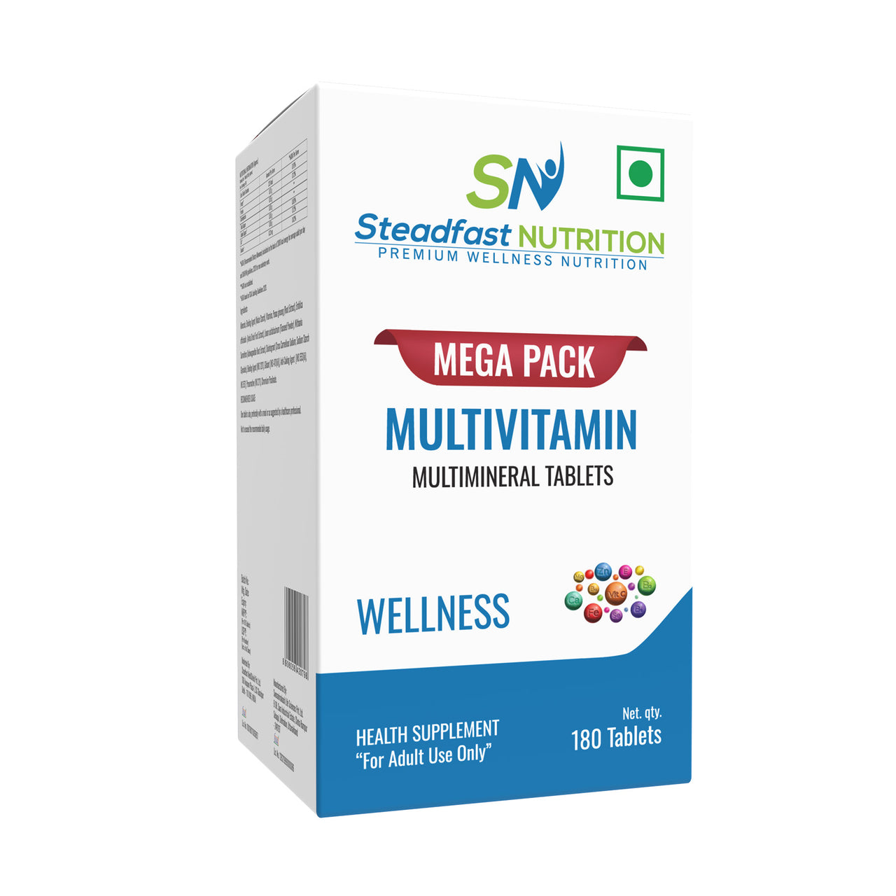 Multivitamin Mega Pack - 180 Tablets – Steadfast Nutrition
