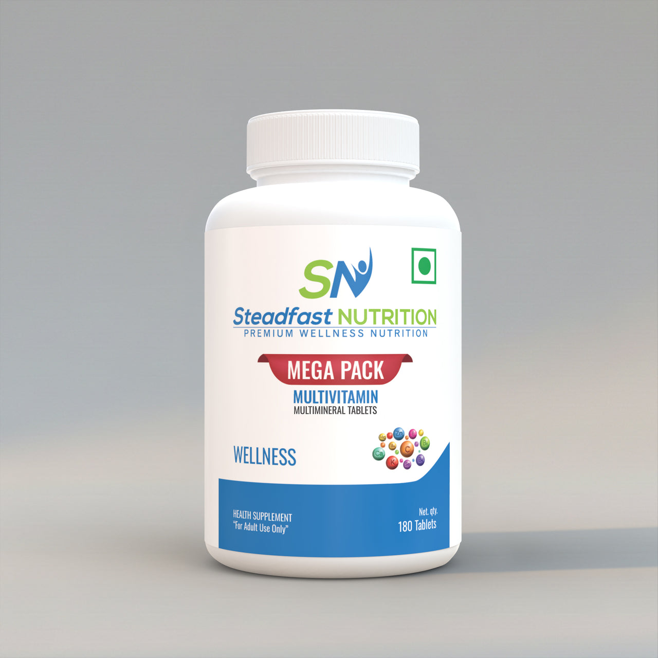 Multivitamin Mega Pack - 180 Tablets - Steadfast Nutrition