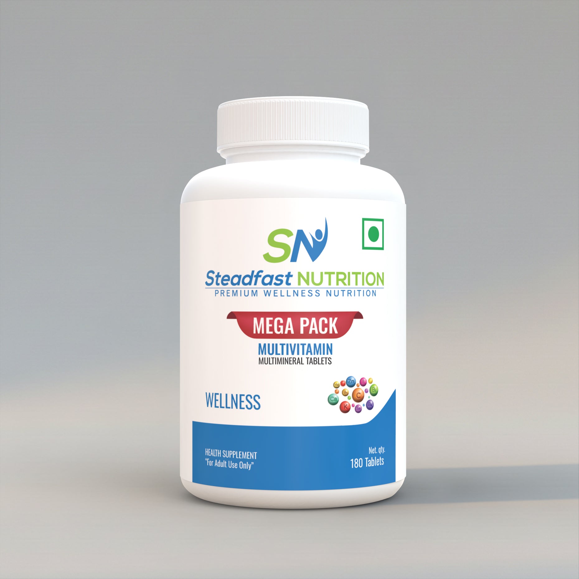 Multivitamin Mega Pack - 180 Tablets – Steadfast Nutrition
