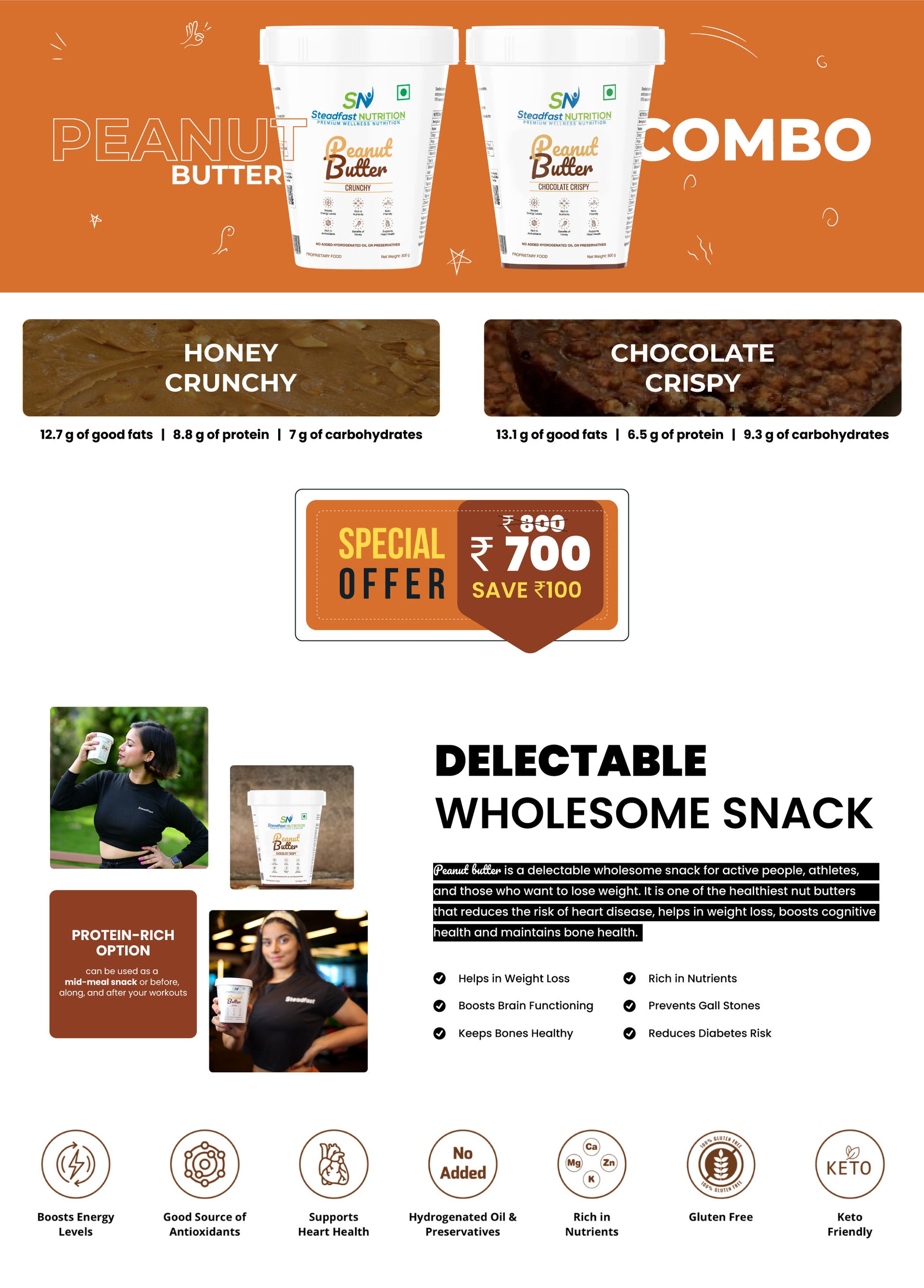 Peanut Combo | Steadfast Nutrition