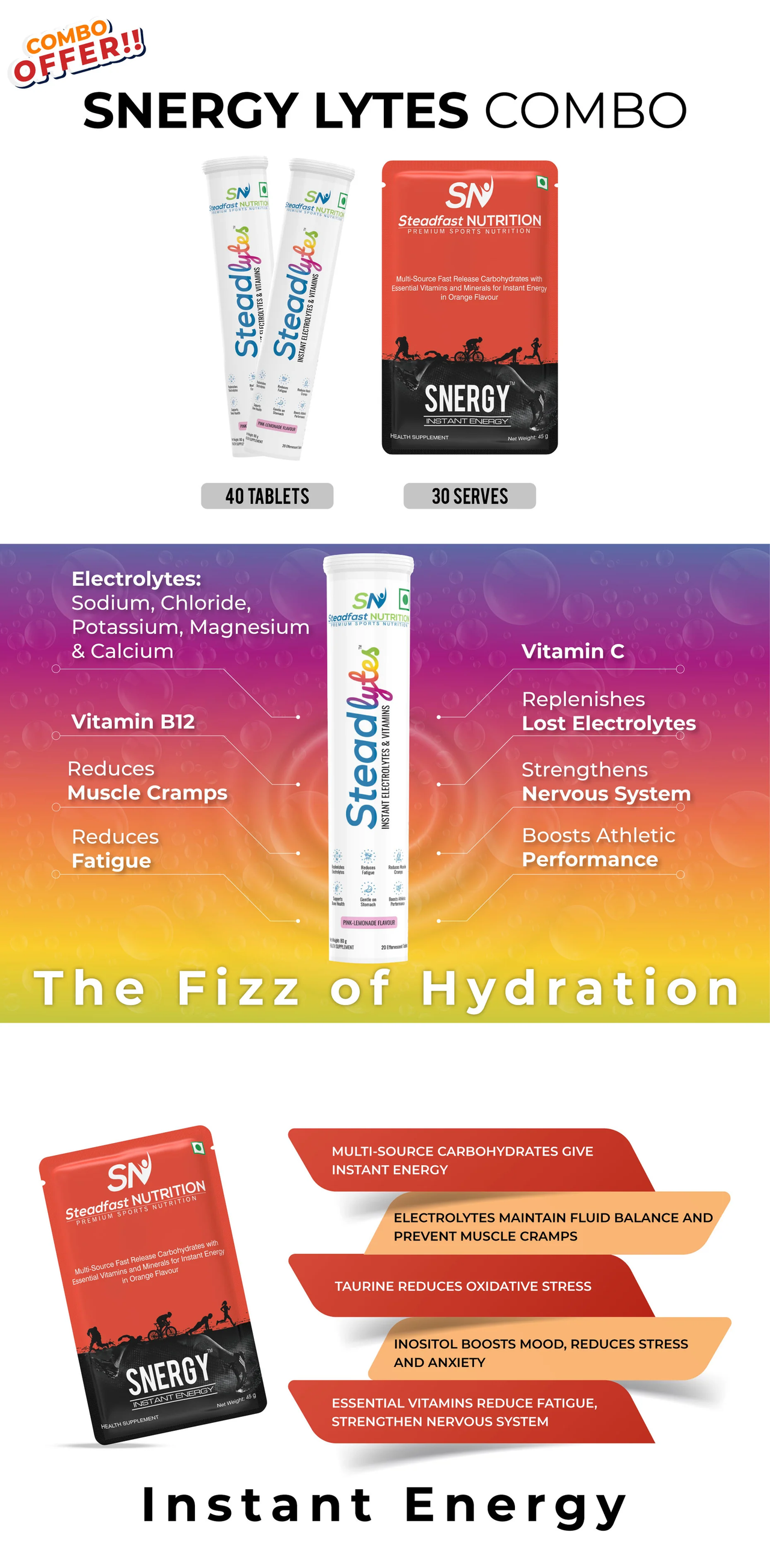 Snergy Lytes Combo – Steadfast Nutrition