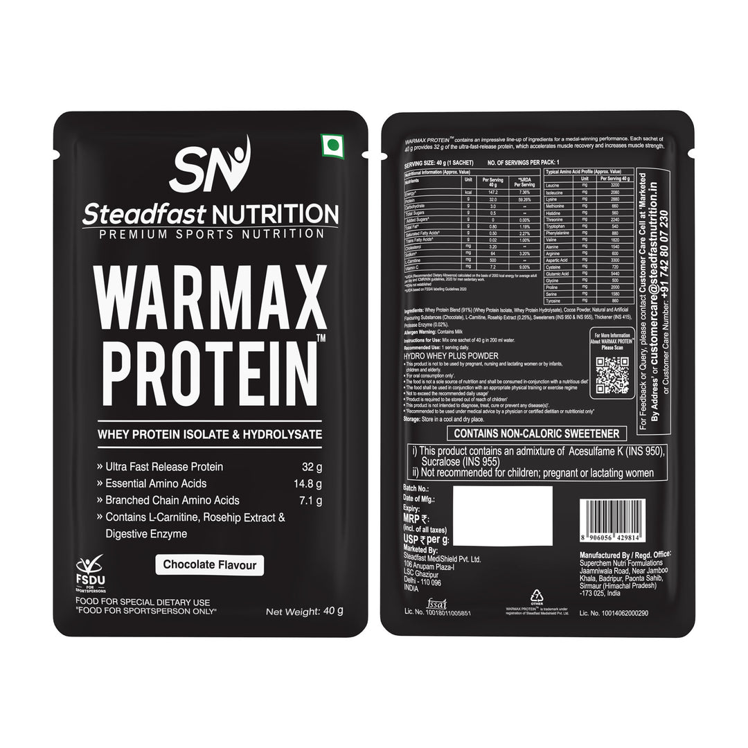 Buy Whey Protein Isolate and Hydrolysate Chocolate Flavour 32 G Protein ...