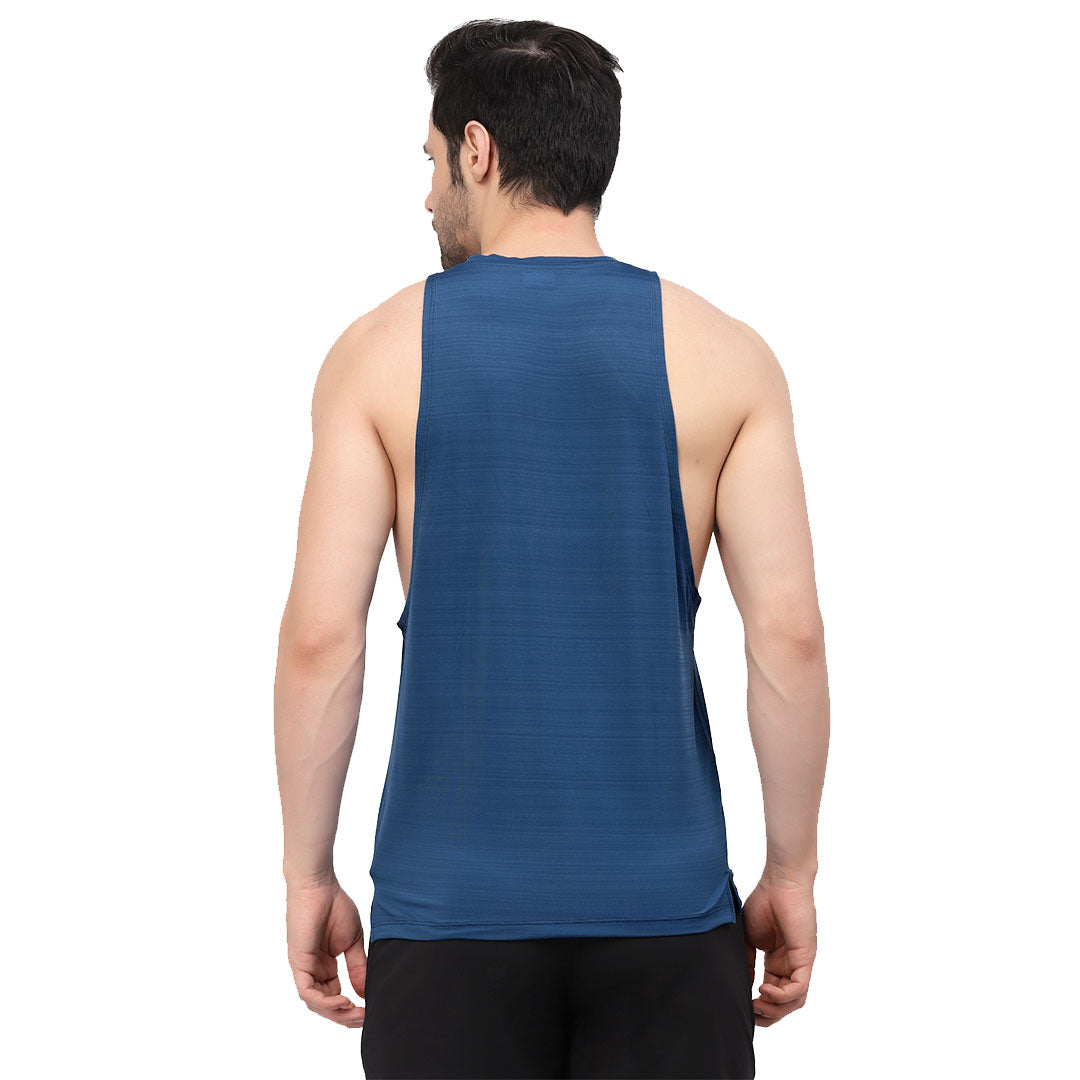 Deep Cut Sleeves Stringer | Blue Stringer for Workout – Steadfast Nutrition