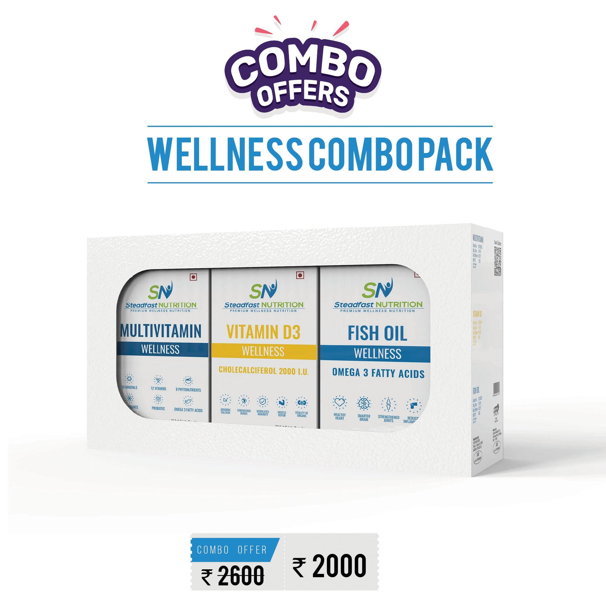 Wellness Combo Pack | Wellness Supplements Combo Pack